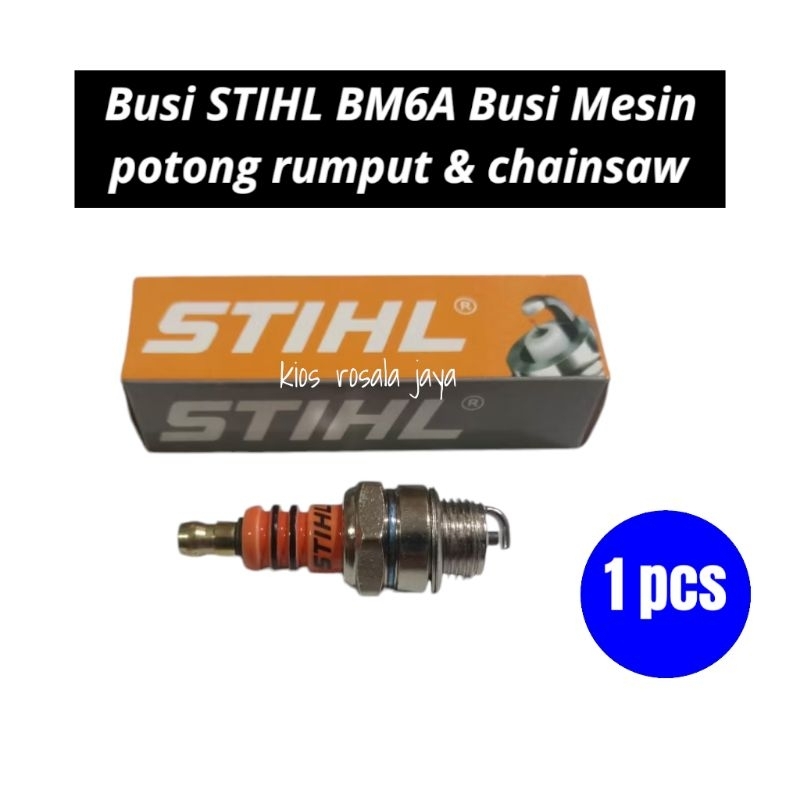 Jual Busi STIHL BM6A 2 Tak Busi mesin potong rumput dan Chainsaw | Shopee Indonesia