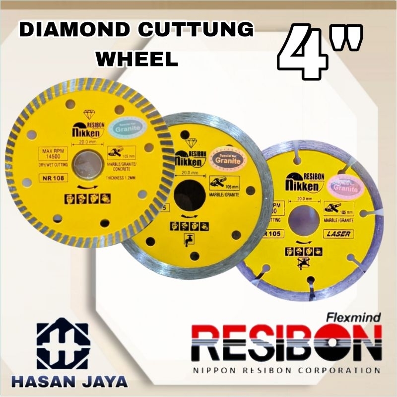 Jual Mata Gerinda Pisau Potong Keramik ,Granit Turbo 4" Inch NIKKEN ...