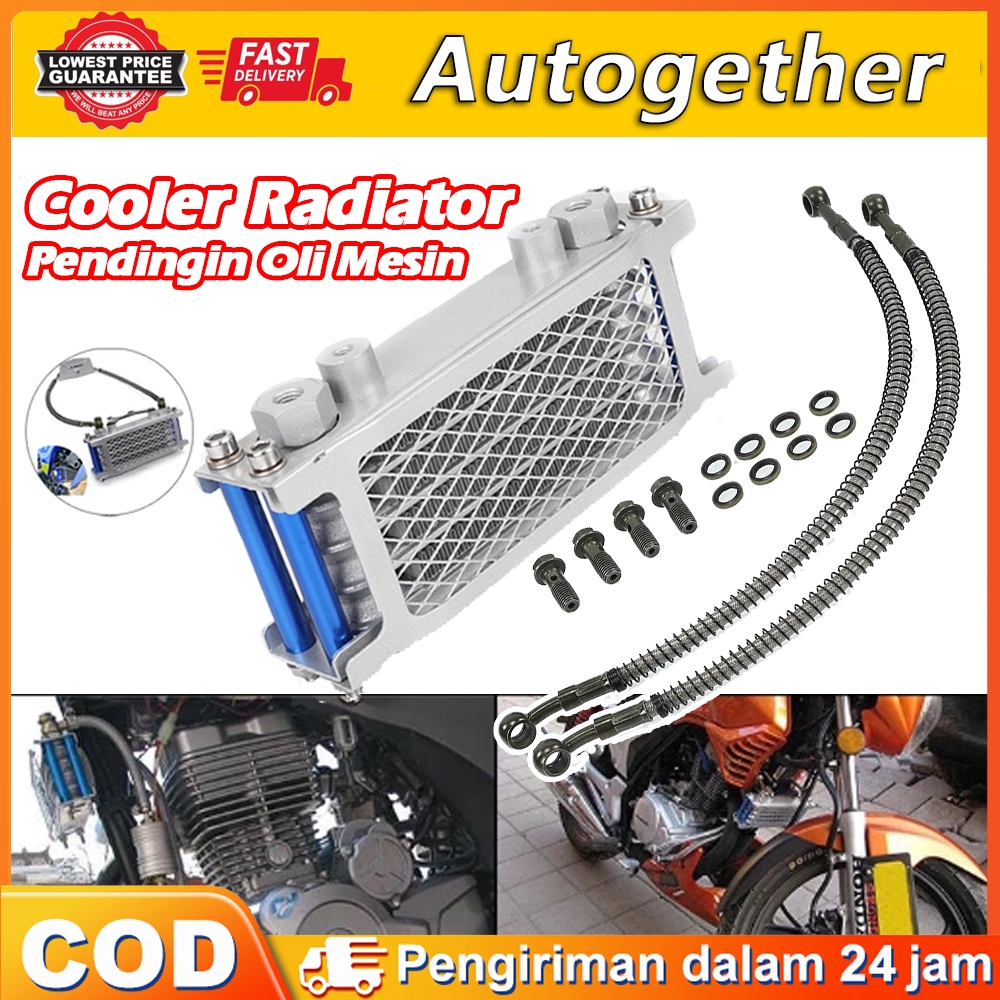 Jual Universal Oil Cooler for Dirt Bike Pit Bike Monkey Bike ATV Quad ...