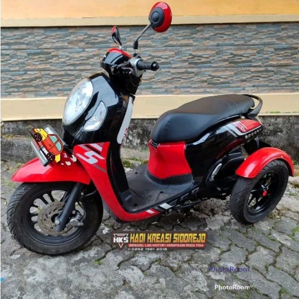 Jual Modifikasi Motor Roda 3 ring 12 Honda Scoopy | Shopee Indonesia