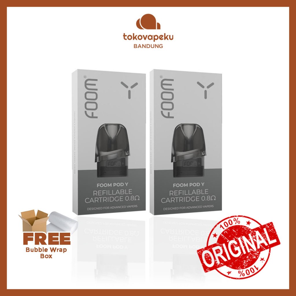 Jual CARTRIDGE FOOM POD Y CATRIDGE POD FOOM Y 2ML ORIGINAL by FOOM ...