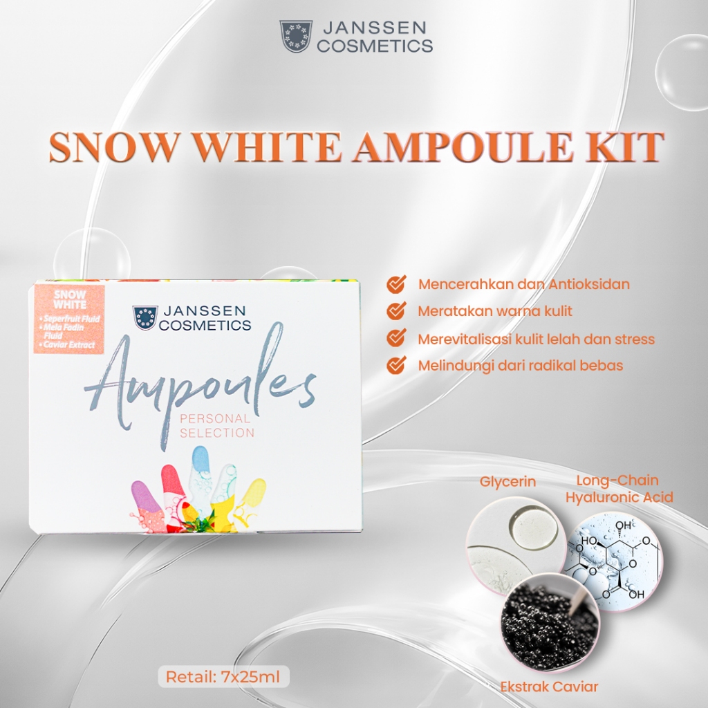 Jual Janssen Cosmetics - Ampoule Snow White Ampoule Kit | Shopee Indonesia