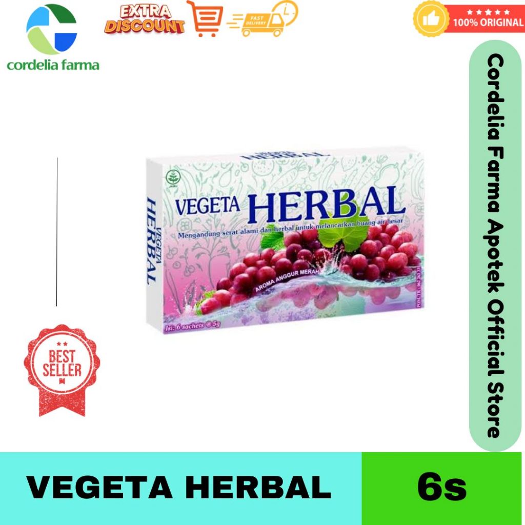 Jual Vegeta Herbal Obat Terlengkap & Harga Terbaru Juni 2026 | Shopee ...