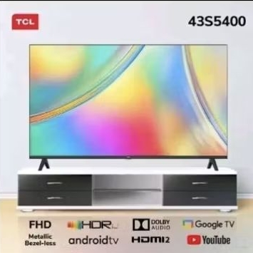 Jual TCL 43S5400A LED TV FRAMELESS ANDROID FULL HD 43 INCH | Shopee Indonesia