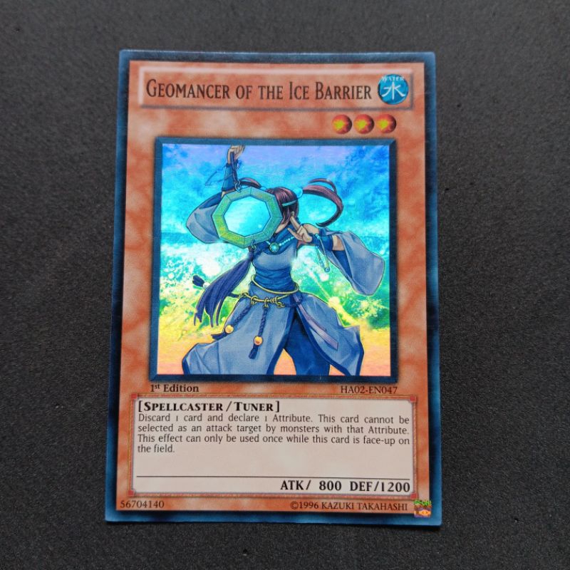 Jual Yugioh Card Geomancer Of The Ice Barrier Super Rare Tuner | Shopee ...