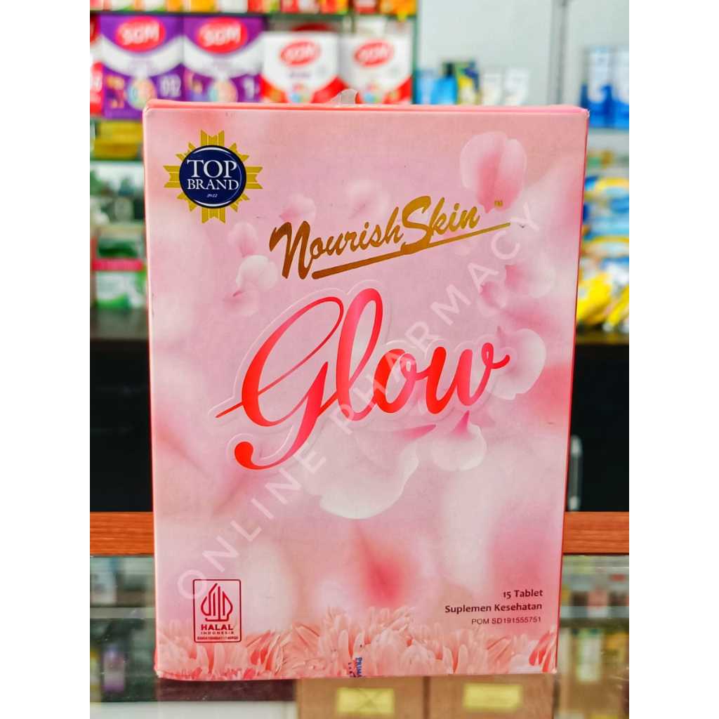 Jual NOURISH SKIN GLOW isi 15 tablet| Suplemen kulit rambut kuku ...