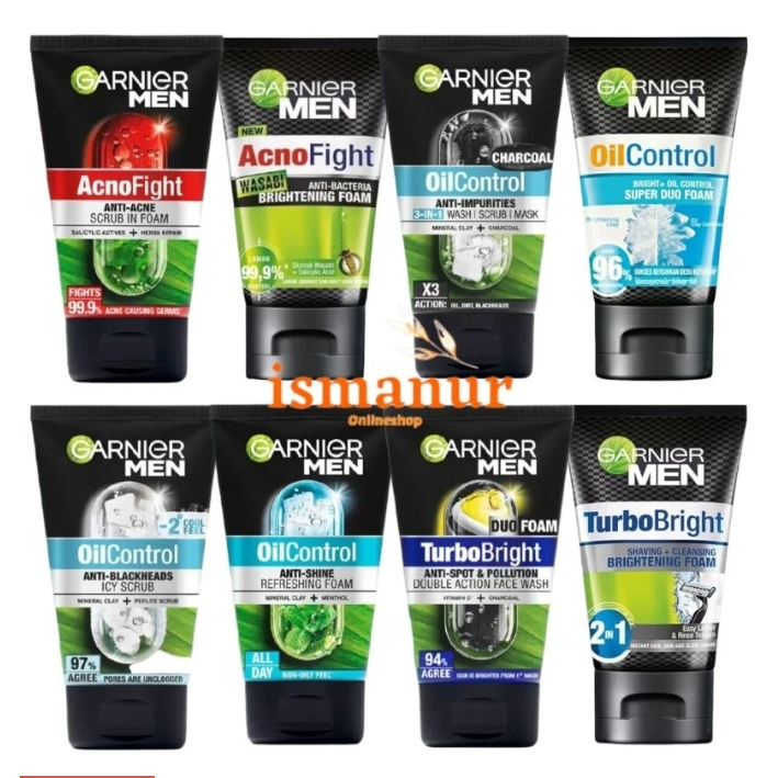 Jual GARNIER MAN Facial Wash 100 ML | Shopee Indonesia