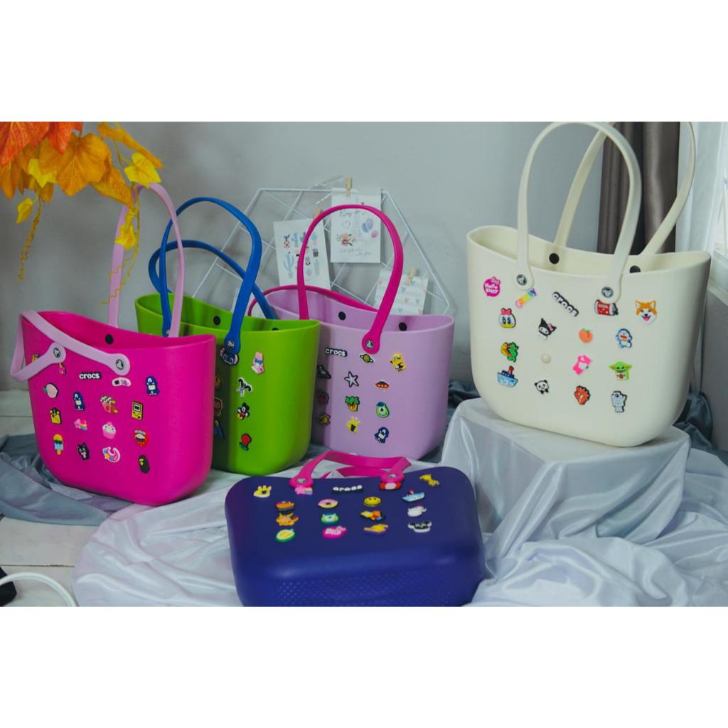 Jual Tas Crocs Totebag / Handbag Crocs / ORIGINAL CROCS ( M ) | Shopee ...