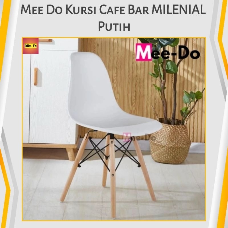 Jual Mee Do Kursi Cafe Bar MILENIAL Putih | Shopee Indonesia