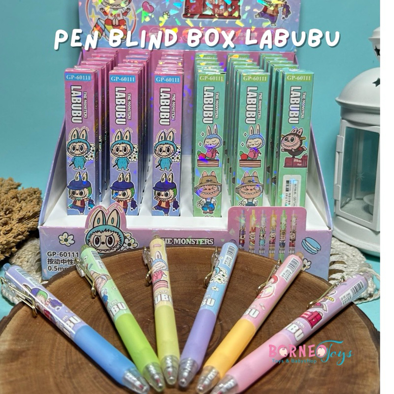 Jual PULPEN LABUBU BLIND BOX/PEN BB LABUBU/PEN LABUBU KOTAK/PEN GEL ...