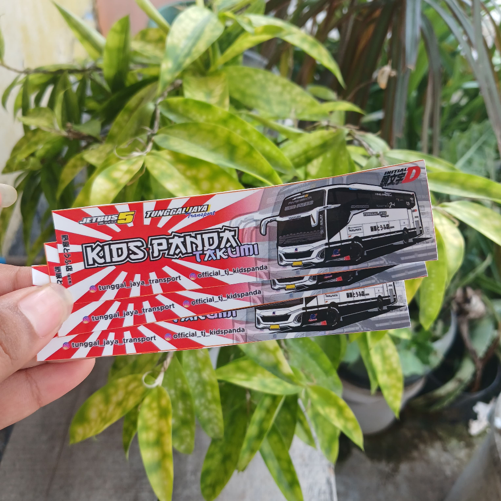 Jual Stiker Bus Artis Tunggal Jaya Planet Bus Asli Grasi | Shopee Indonesia