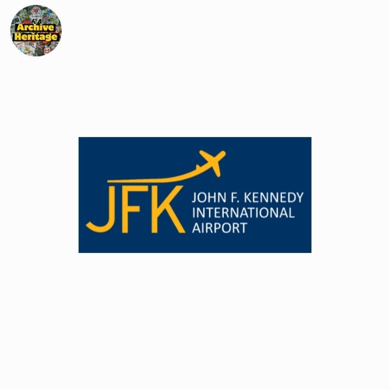 Jual sticker John F. Kennedy international airport JFK logo airlines ...