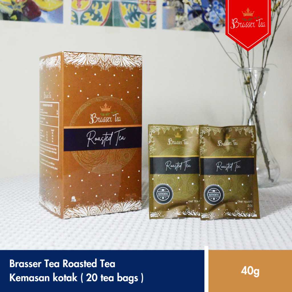 Jual Roasted Tea | Hojicha | Teh Panggang Kemasan Kotak Isi 20 Sachet ...