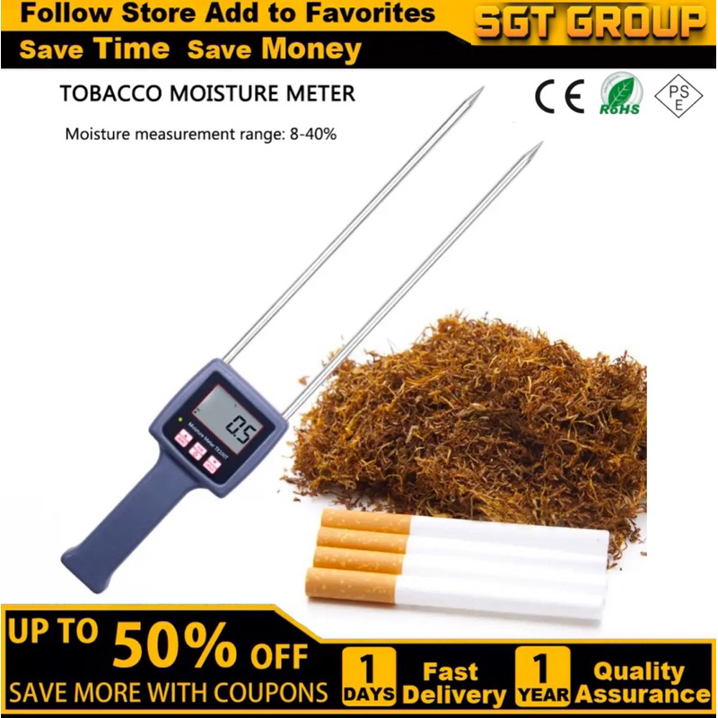 Jual Tobacco Moisture Meter TK100T Tembakau Content MC Tester Kadar Air ...