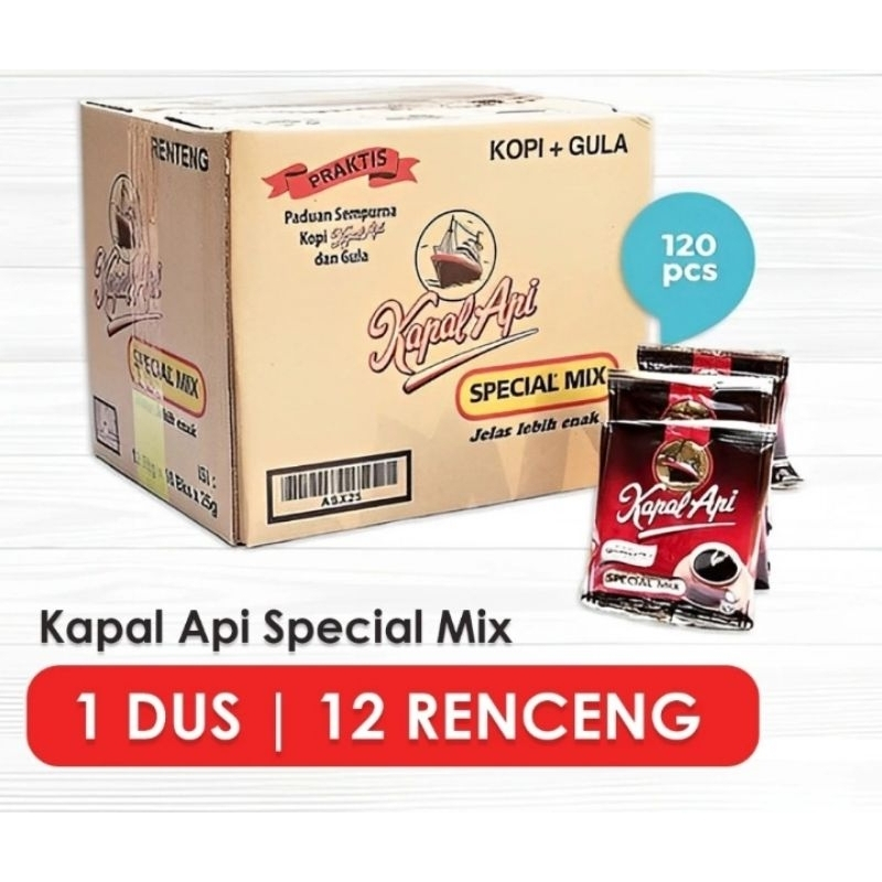 Jual KOPI KAPAL API MIX 1 DUS isi 12 Renceng Murah Promo | Shopee Indonesia