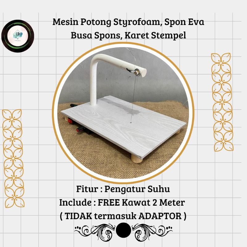 Jual Alat pemotong sponeva / karet stempel tanpa adaptor FREE kawat 2 ...