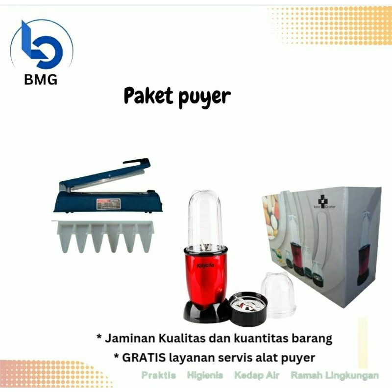 Jual paket lengkap puyer blender obat garansi 1 tahun dan service ...