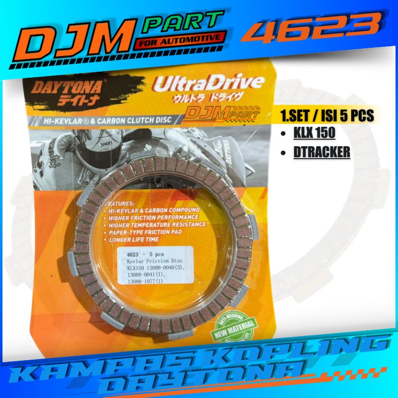 Jual Kampas Kopling Klx 150 D'Tracker Original Daytona ( 4623 ) | Shopee Indonesia