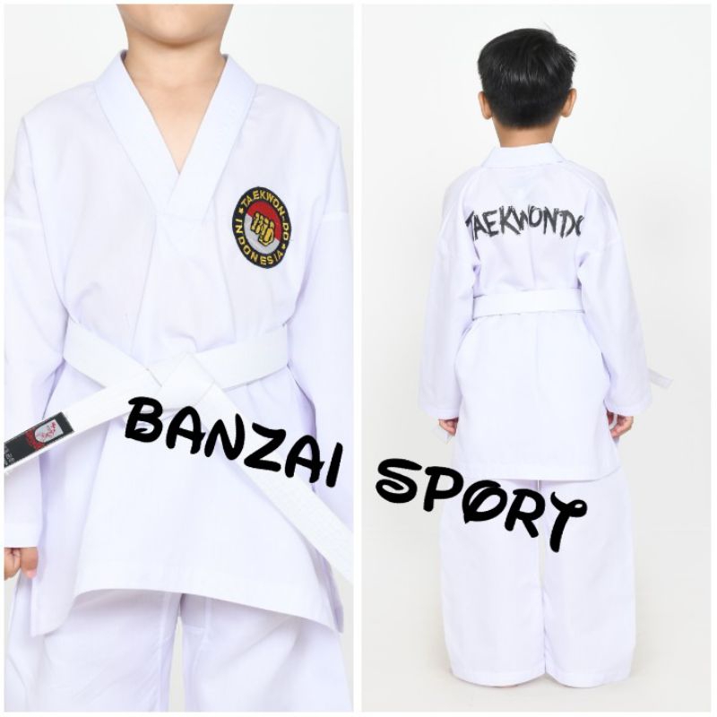 Jual Baju Taekwondo Anak/Dobok Taekwondo/Seragam Taekwondo Anak ...