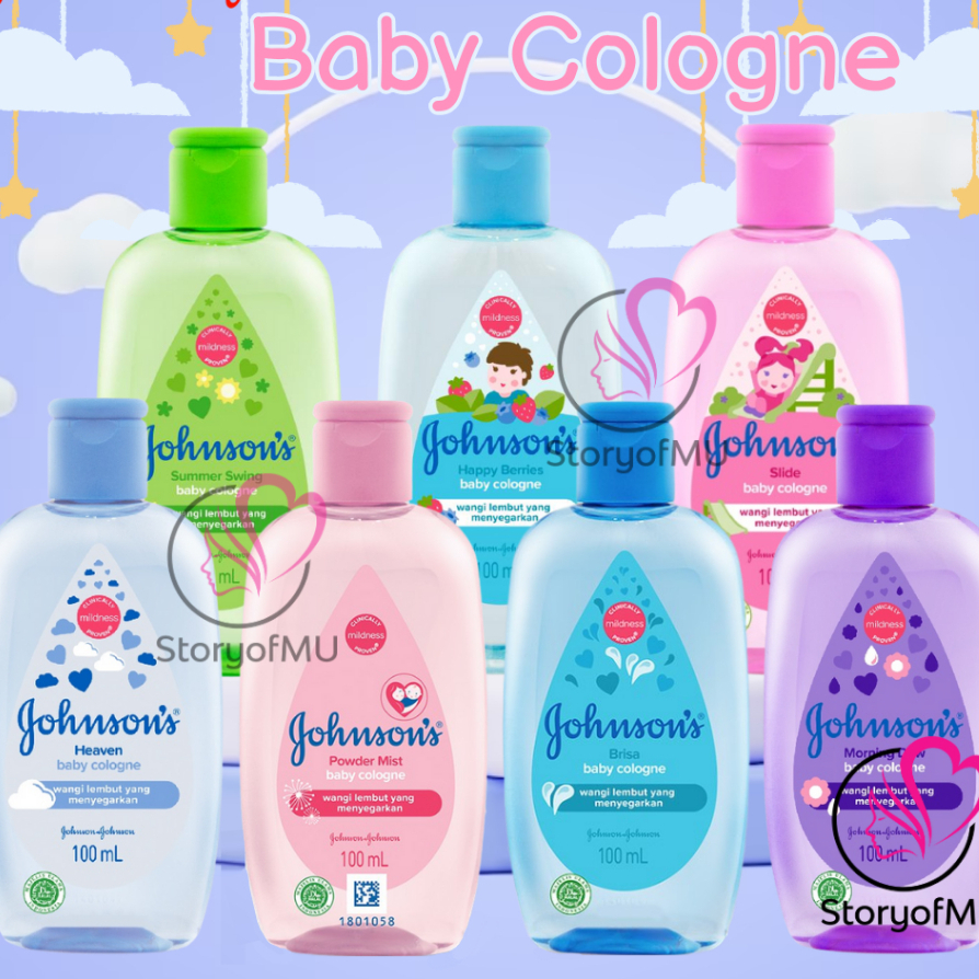 Jual JOHNSON'S Johnson Baby Cologne 100ml Summer Swing | Happy Berries ...