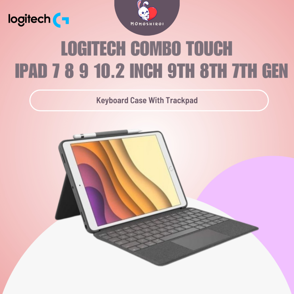 Jual Logitech Combo Touch Keyboard Case Trackpad Cover iPad 7 8 9 10.2 ...