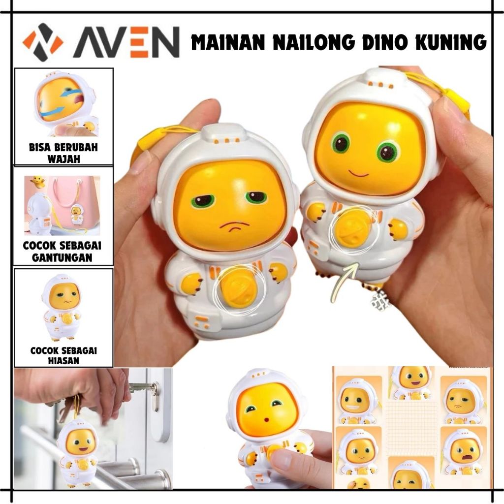 Jual AVEN NAILONG DINO Soft Mainan Unik / Gantungan Kunci Bisa Berubah ...