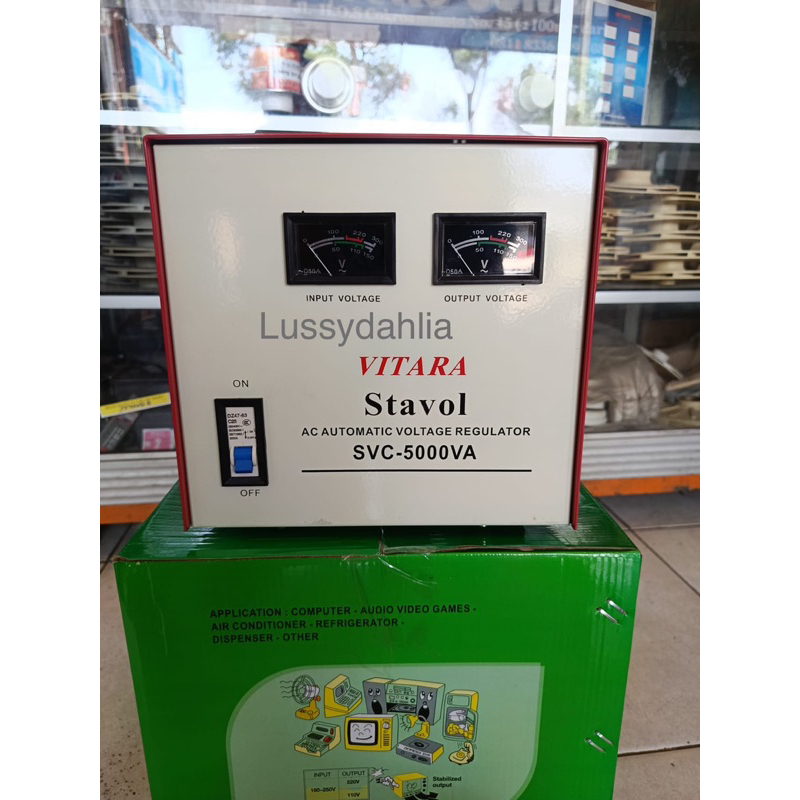 Jual Stabilizer Listrik 5000 VA VITARA Stavol 5000 Watt VITARA | Shopee ...