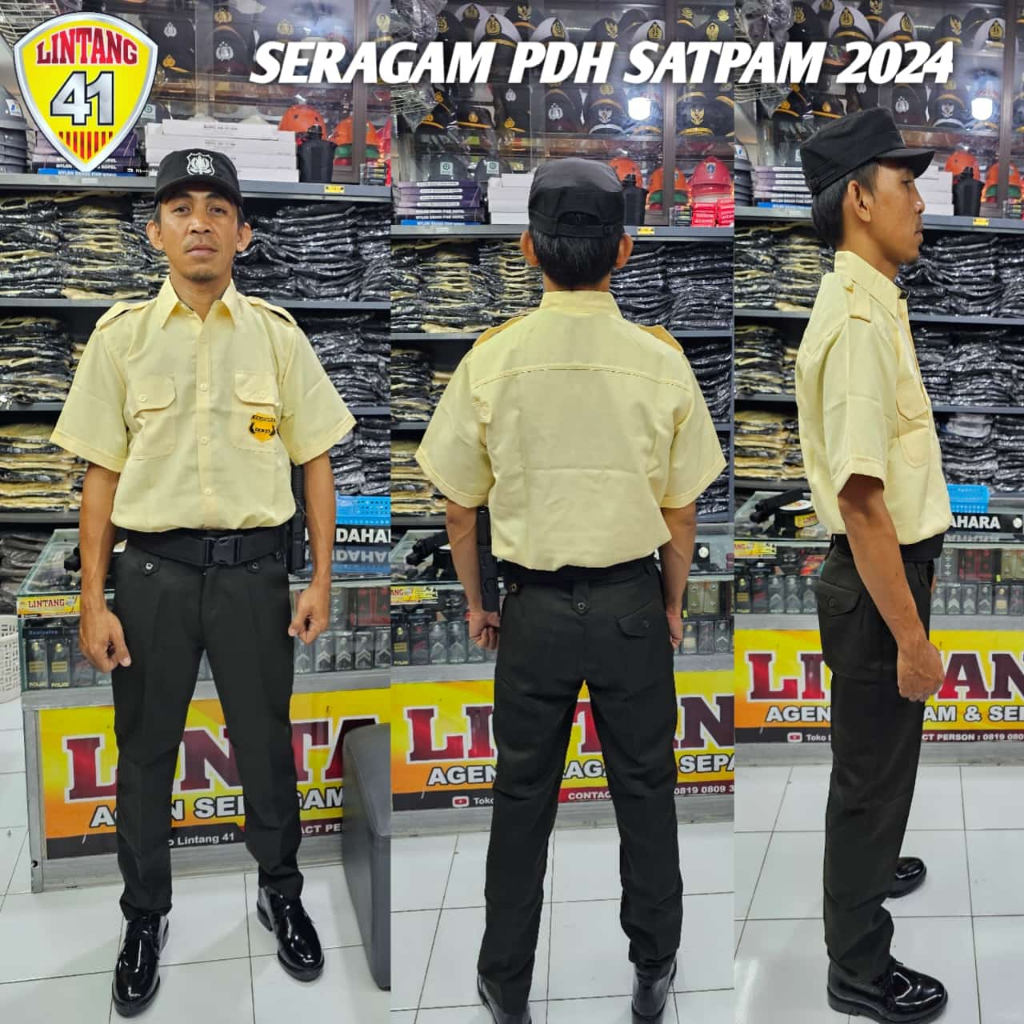 Jual Seragam Terbaru satpam/ Setelan seragam satpam/seragam Scurity ...