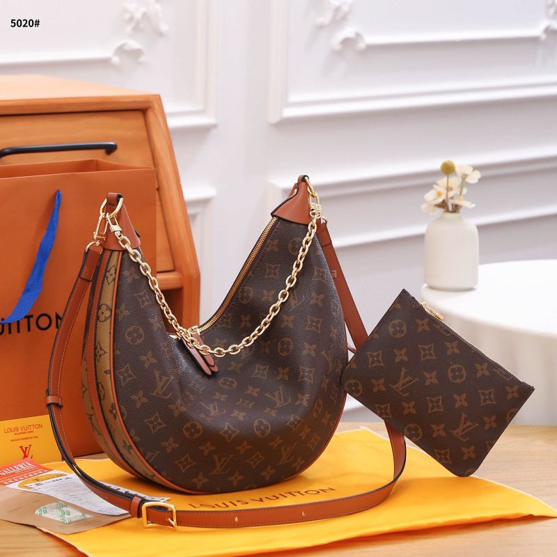 Jual 5020 Monogram Loop Hobo Bag | Shopee Indonesia