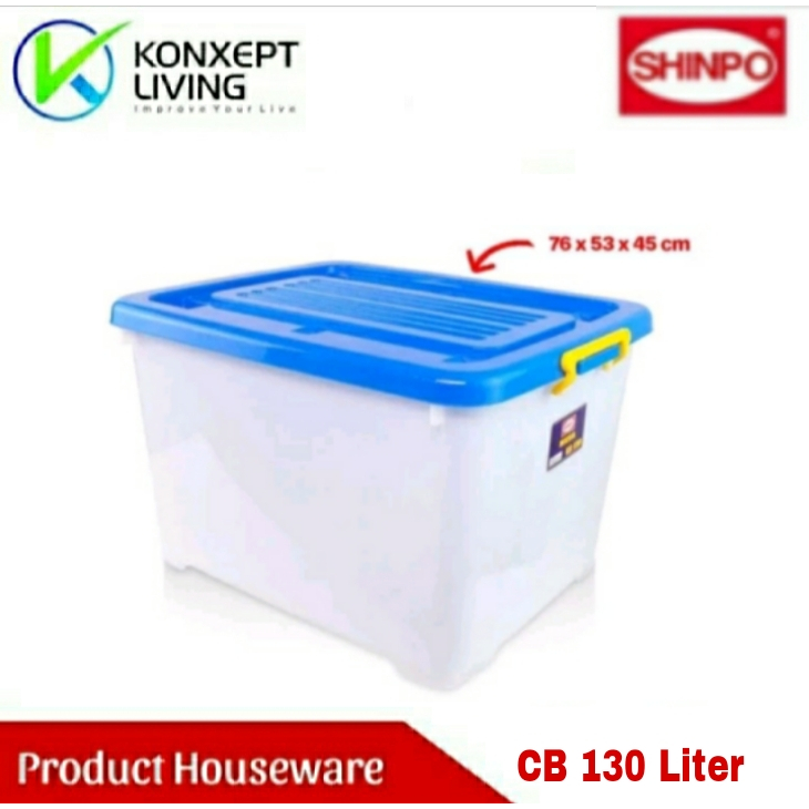 Jual Container Box Shinpo Mega 116 Cb 130 Liter | Shopee Indonesia