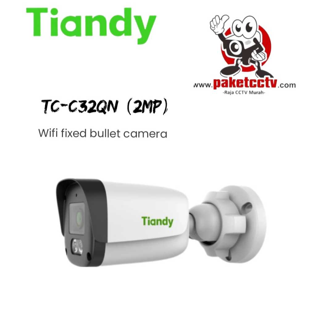 Jual TIANDY WIFI FIXED BULLET CAMERA TC-C32QN 2MP | Shopee Indonesia