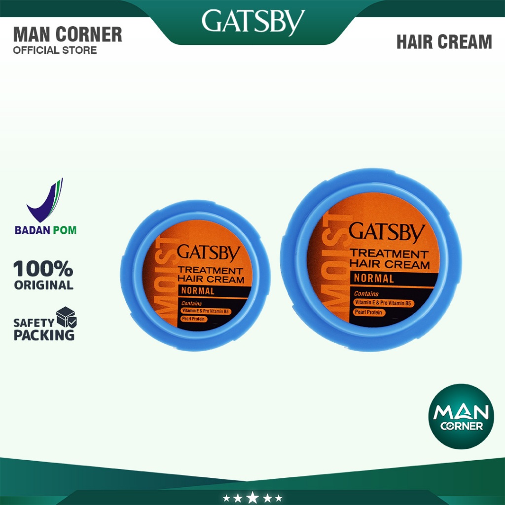 Jual Gatsby Treatment Hair Cream Normal | Man Corner | Shopee Indonesia