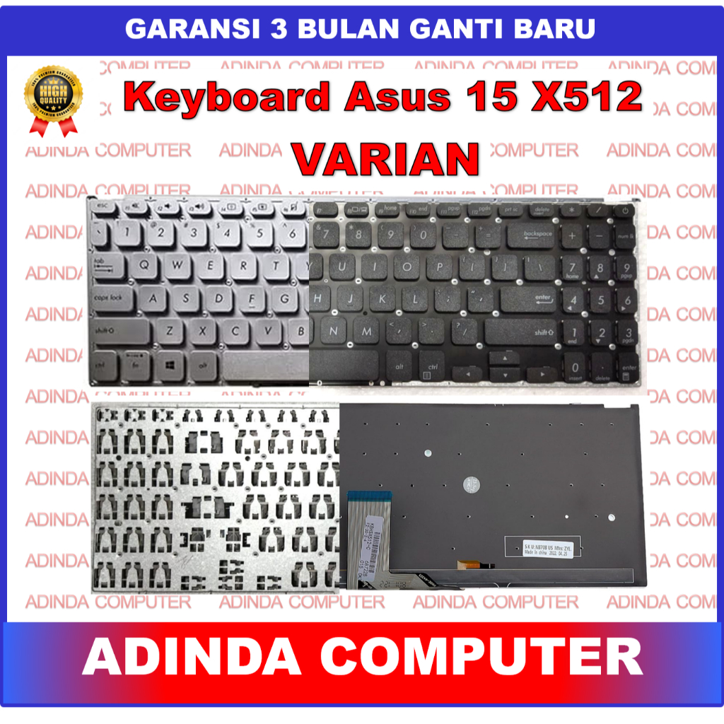 Jual Keyboard Asus Vivobook 15 X512 X512D X512DA X512FA X512JA X512UA ...