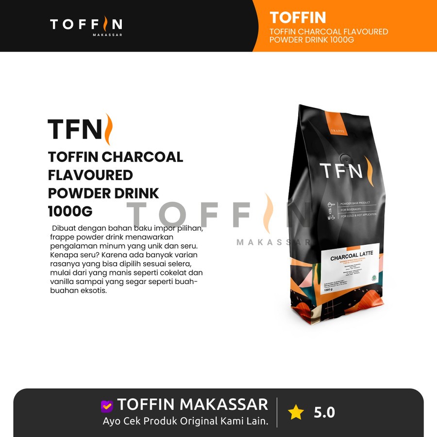 Jual TOFFIN Charcoal Flavoured Powder Drink 1000g | Shopee Indonesia