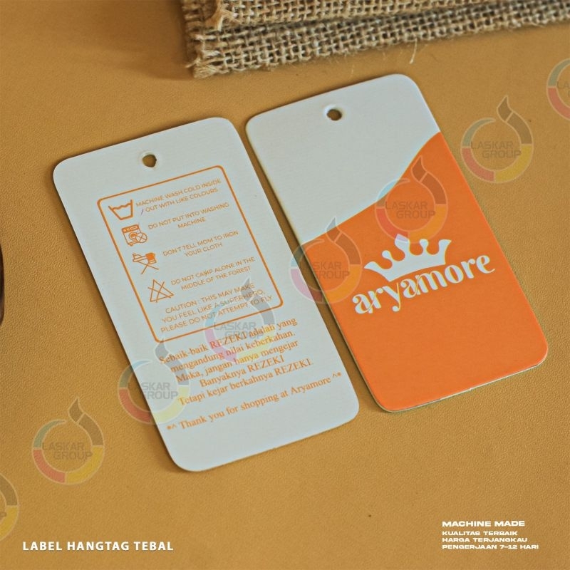 Jual Hang tag baju 310Gsm | Shopee Indonesia