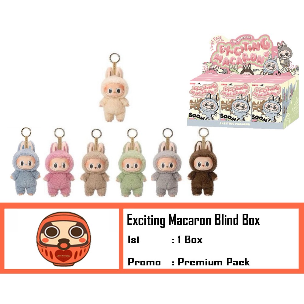 Jual Blind Box Labubu LakbanThe Monsters Exciting Macaron Labu-Labu ...