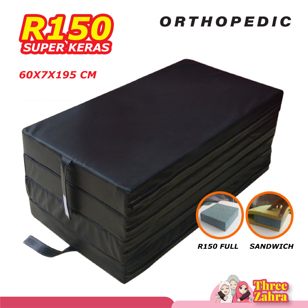 Jual KASUR LIPAT UK 60X7 SUPER KERAS REBOUNDED R150 ORTHOPEDIC DAN ...