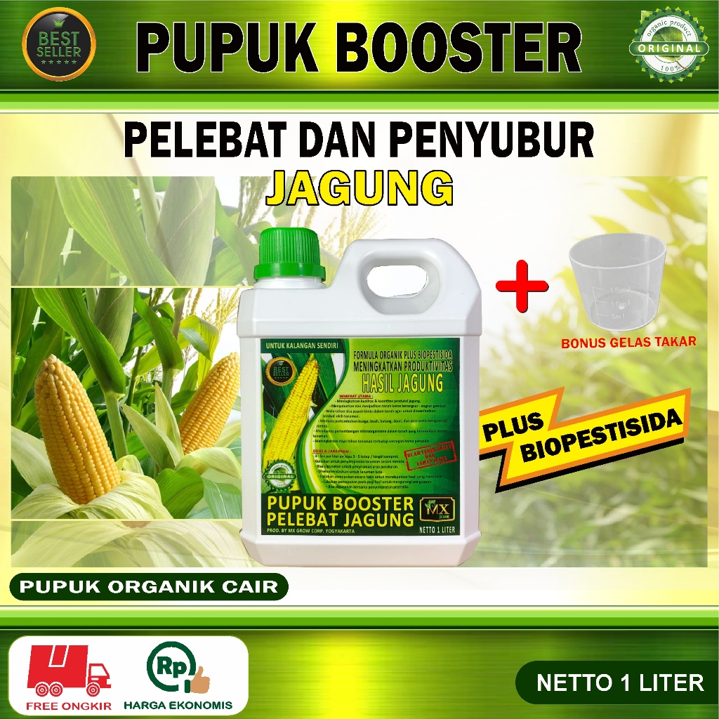 Jual Pupuk Organik Cair JAGUNG / POC JAGUNG / Pelebat Penyubur JAGUNG ...
