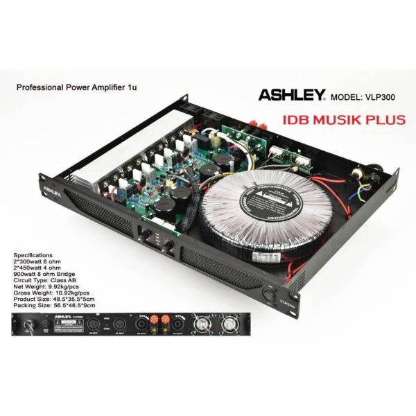 Jual Power Ampli Class AB Ashley VLP300 VLP 300 Original | Shopee Indonesia
