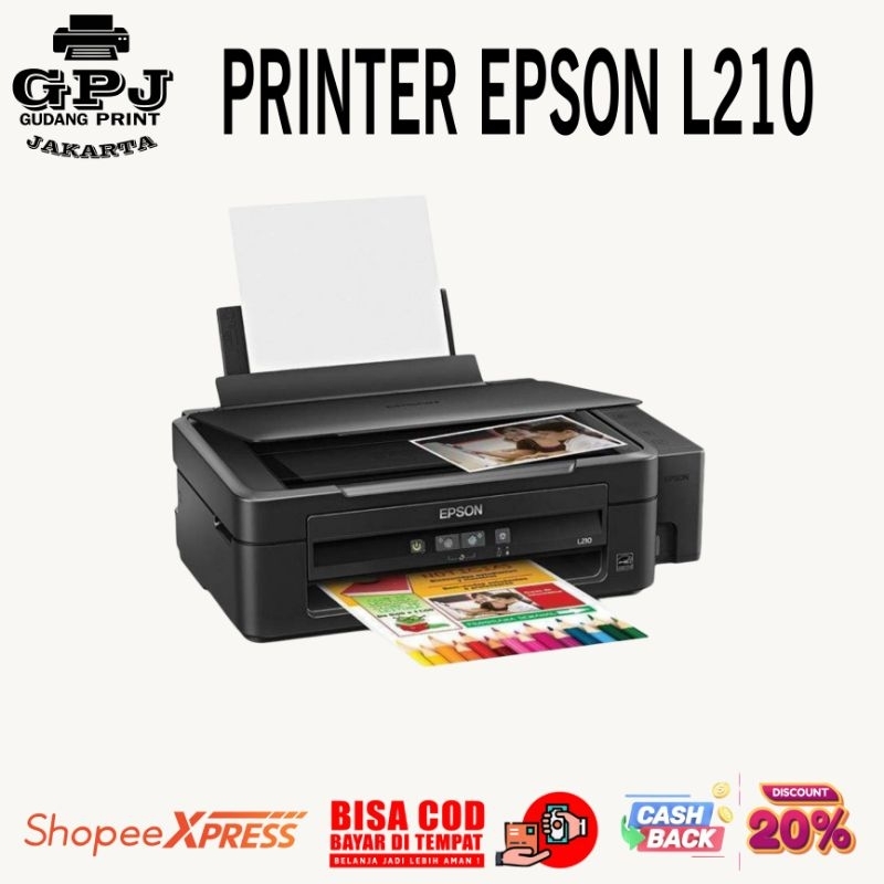 Jual Printer Epson L210, printer all in one ( print,scan copy) | Shopee ...