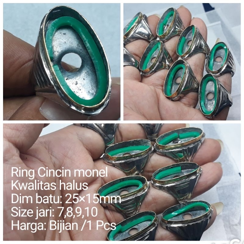 Jual RING CINCIN MONEL KWALITAS HALUS DM 25×20 | Shopee Indonesia