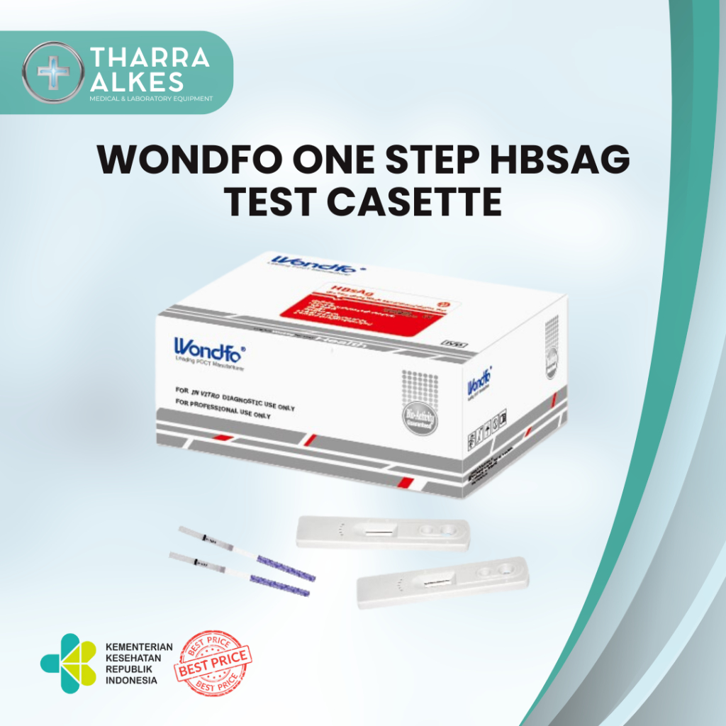 Jual RAPID TEST WONDFO ONE STEP HBSAG WHOLE BLOOD/SERUM/PLASMA TEST ...