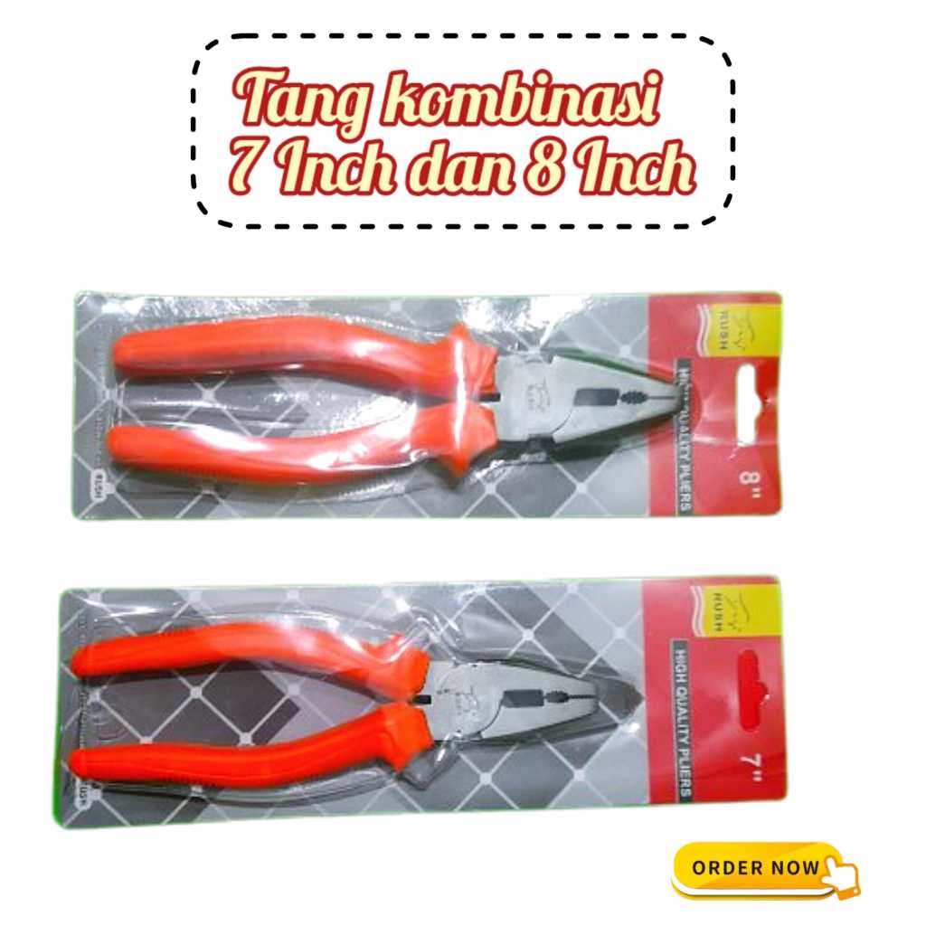 Jual Tang Kombinasi 8 inch Tang Combination Piler Tang Kupas Jepit ...