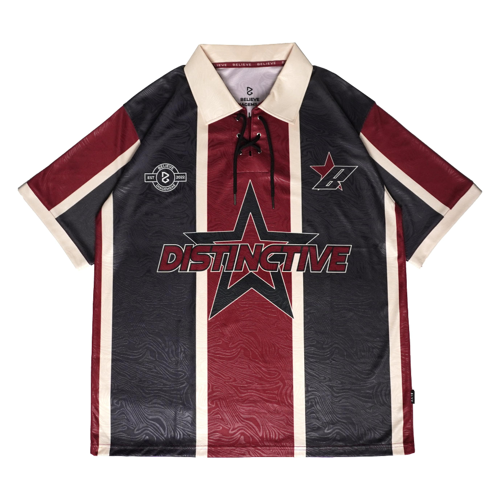 Jual BELIEVEDIAGEMSAE - Jersey Retro Emboss Distinctive Oversized ...