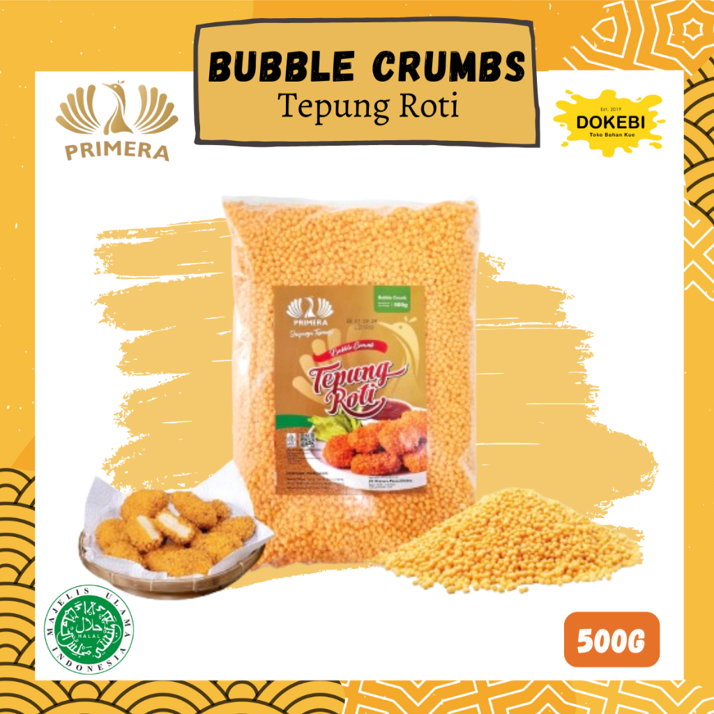 Jual PRIMERA BUBBLE CRUMBS 500 GR - Tepung Roti Crumb Crumble Nugget ...