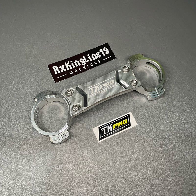 Jual Stabilizer Fork Shock Depan Rx King Cnc Tk Pro Silver | Shopee ...