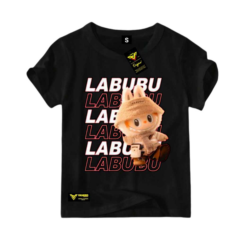 Jual LABUBU - Baju anak lucu boneka viral terbaru LABUBU Katun 30s ...