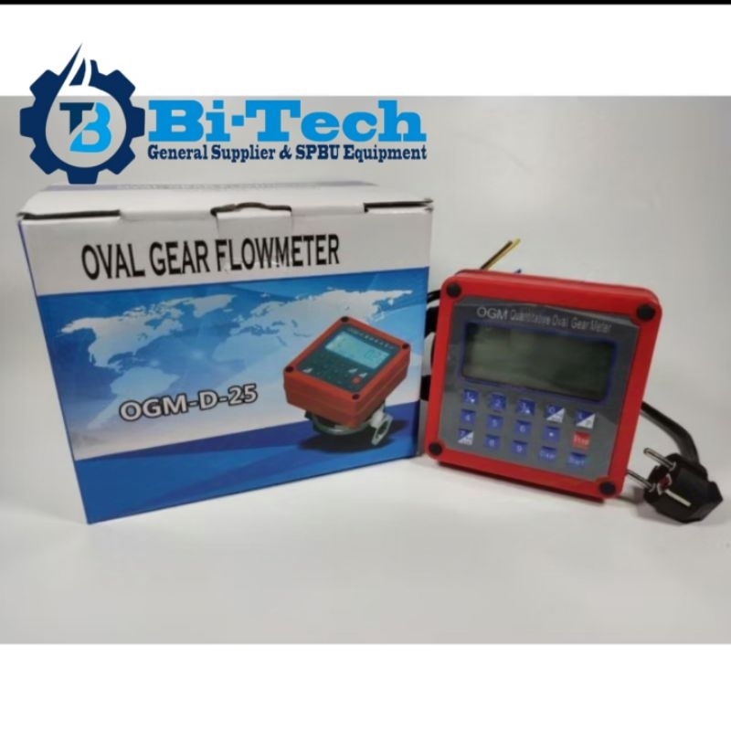 Jual Flowmeter Digital Flow Meter Flo Meter Digital OGM Oval Gear ...