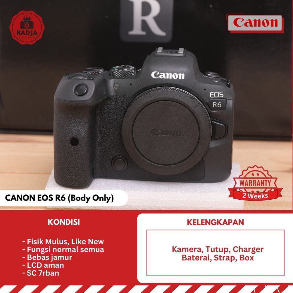 Jual Canon EOS R6 Body Only | Shopee Indonesia