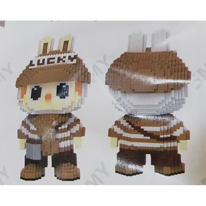 Jual Nano Blocks Series 3D Model Labubu, Mainan Balok Susun Seri Labubu ...